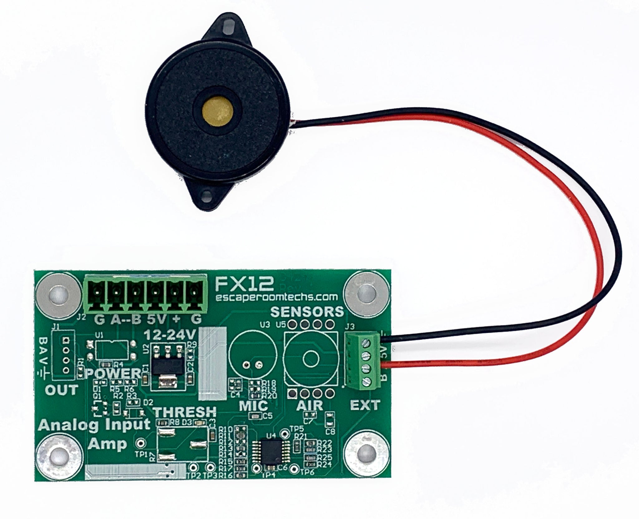 Knock-Knock Sensor (FX12-KNOCK) – Escape Room Techs